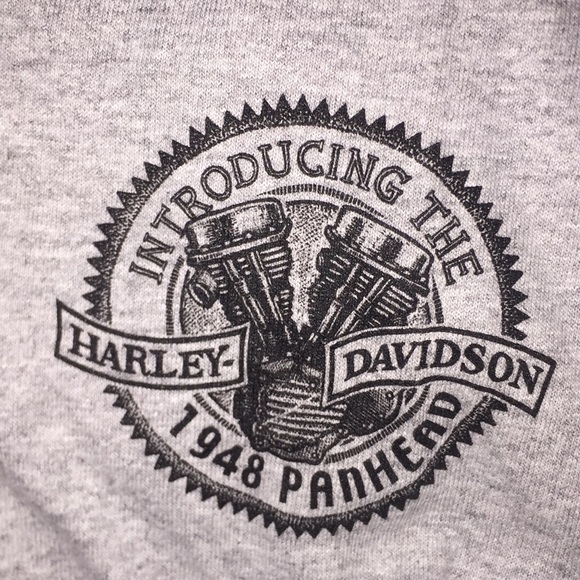 Gildan | Shirts | Harley Davidson Classic Panhead Graphic Tshirt | Poshmark